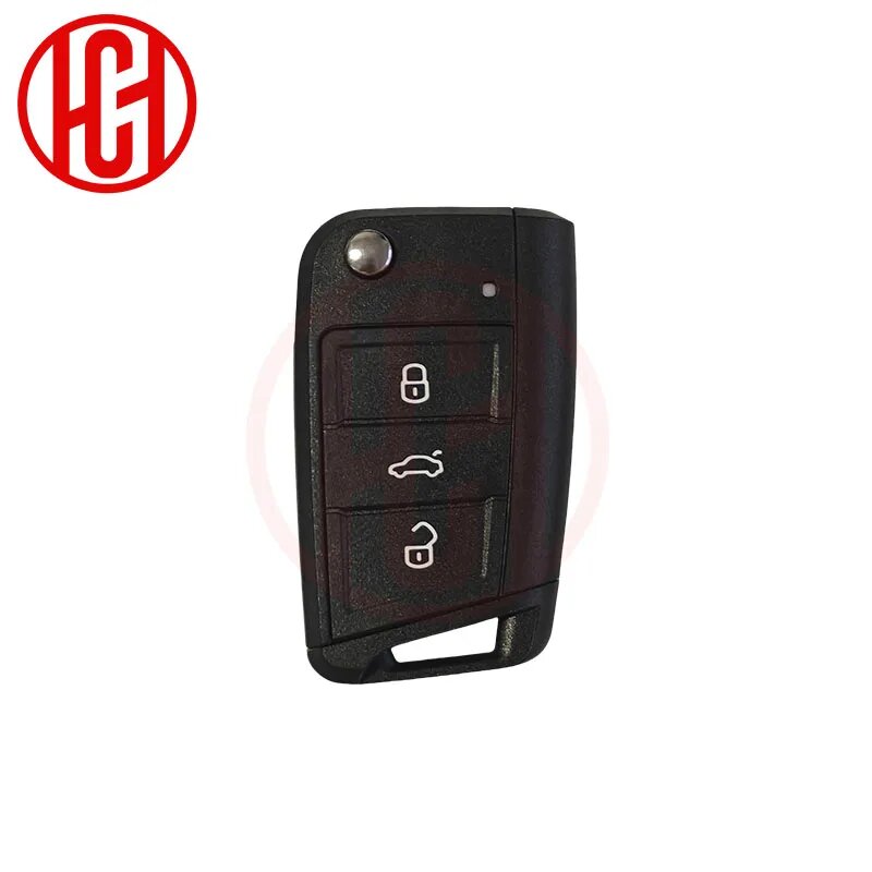 3-кнопочный корпус автомобильного ключа для Volkswagen Tiguan VW Golf MK7 для Skoda Octavia A7 для Seat Leon Ibiza Altea HU66/HU162T Blade A, HU66