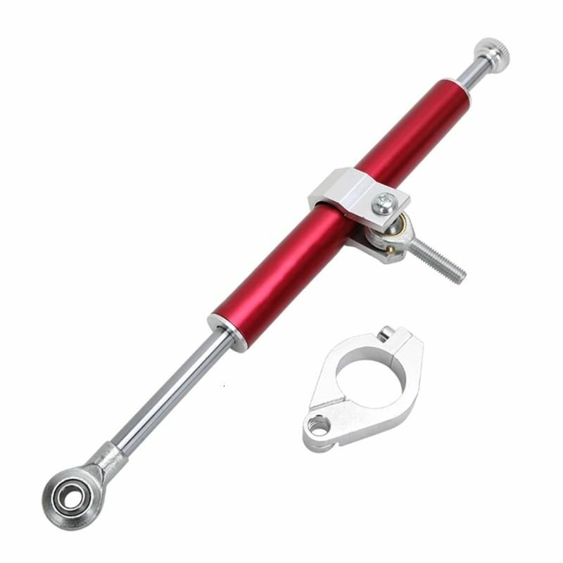 Демпфер рулевой для мотоцикла, красный