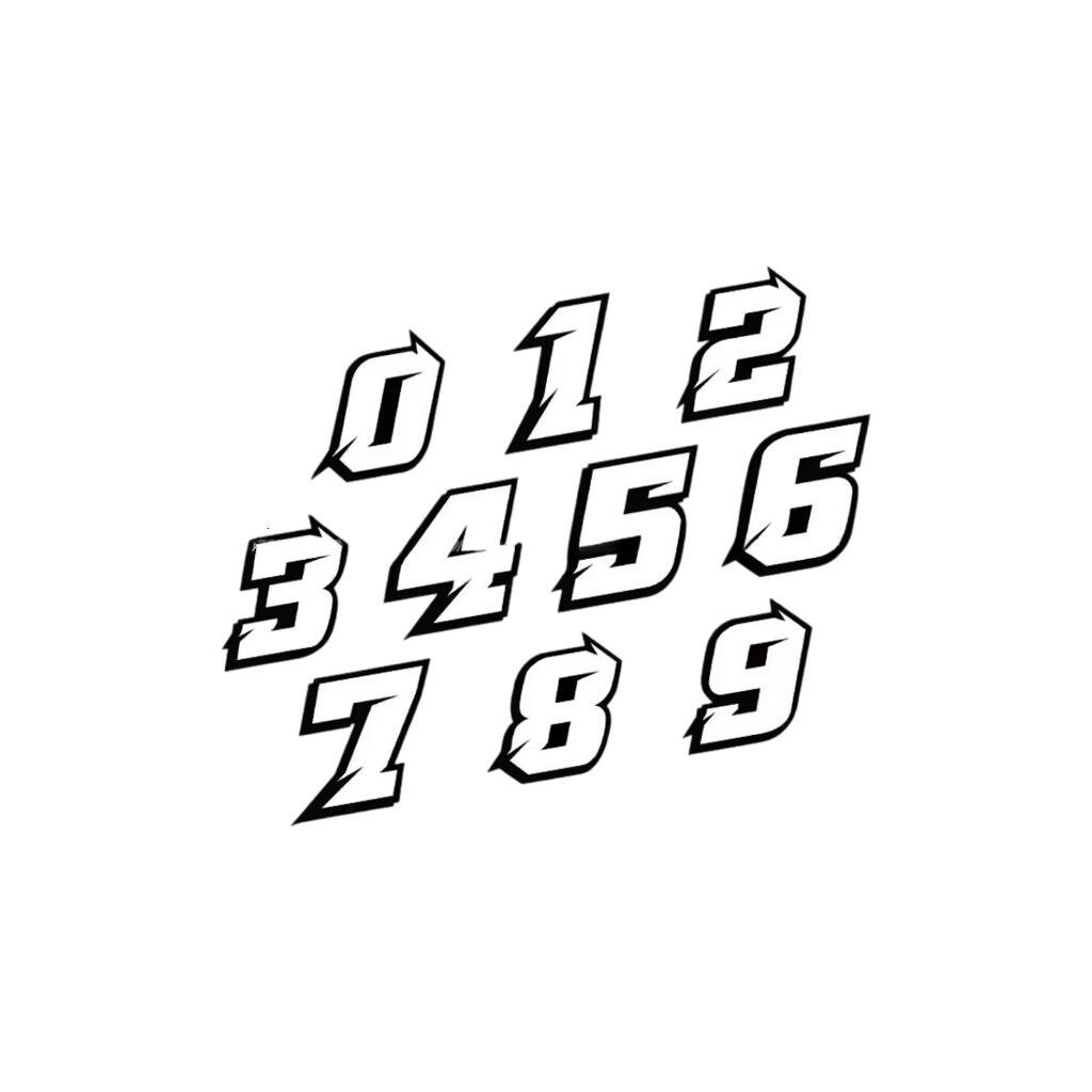 Цветные наклейки для идентификации мотоциклов, которые легко снимаются и устанавливаются