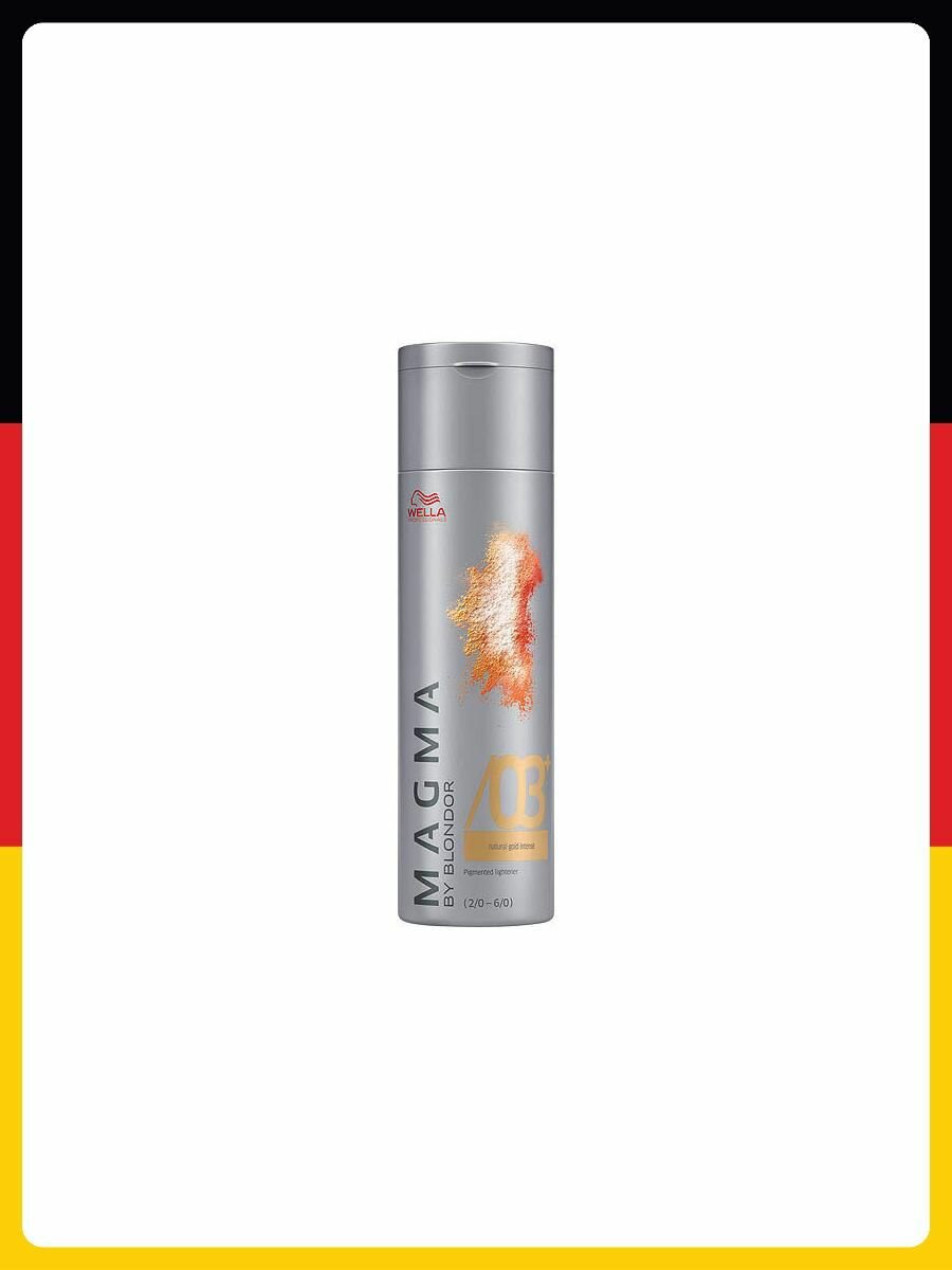 Краска для волос Magma by Blondor /03+ Натуральный темный золотой, 120 г