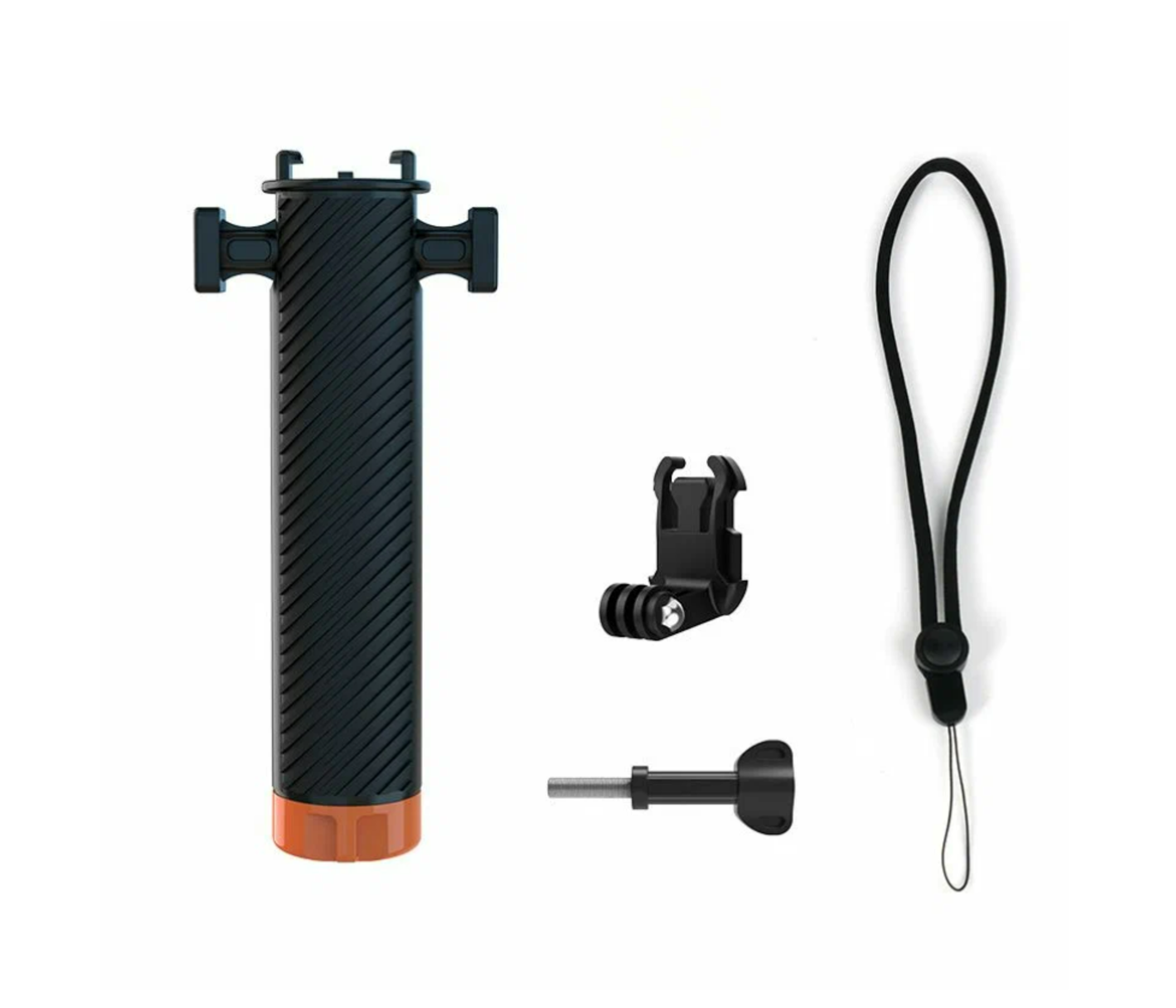 Ручка-поплавок с ремешком и с двумя холодными башмаками Diving для экшен камер