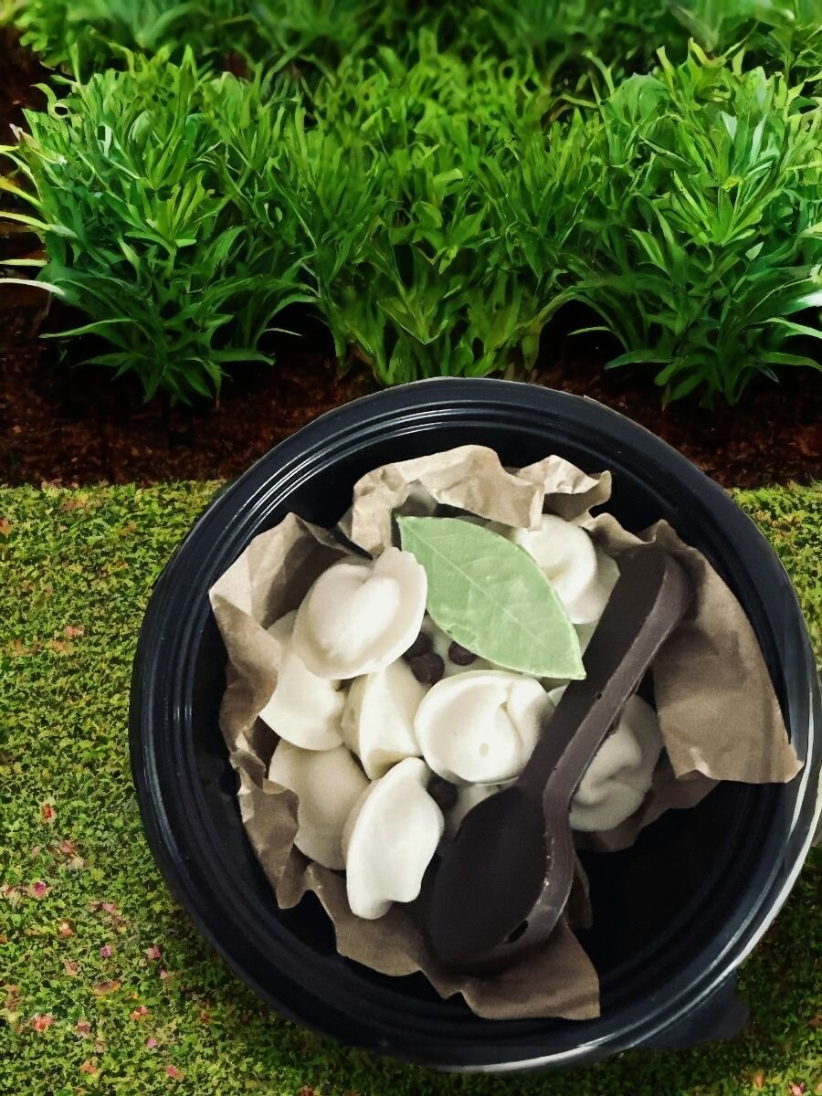 Набор шоколадных пельменей, бельгийский шоколад, подарочный, 9 шт