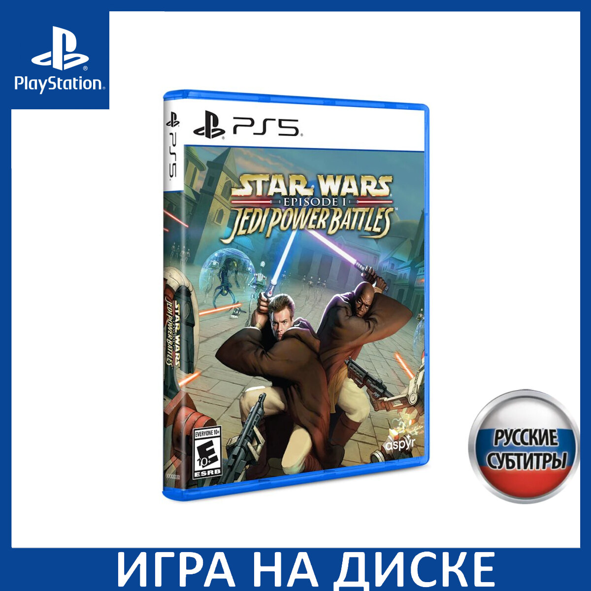 Игра Звездные войны Эпизод I (1) (Star Wars Episode I (1)): Битвы джедаев (Jedi Power Battles) (Limited Run #140) PS5 Русская Версия Диск на P.
