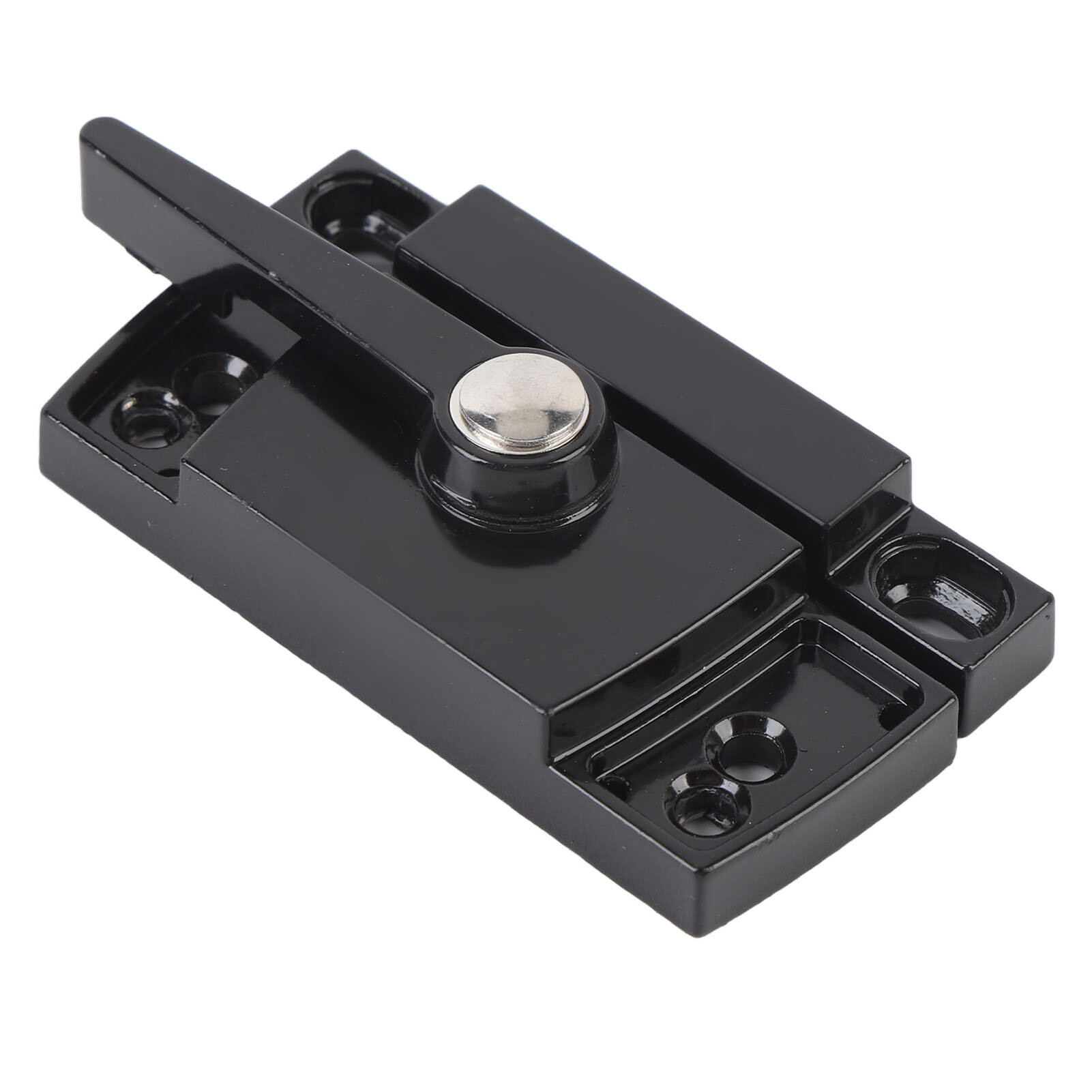 2 комплекта замков для раздвижных окон, цинковый сплав, алюминиевый сплав, кулачковый тип, замки для створчатых окон, левые, черные