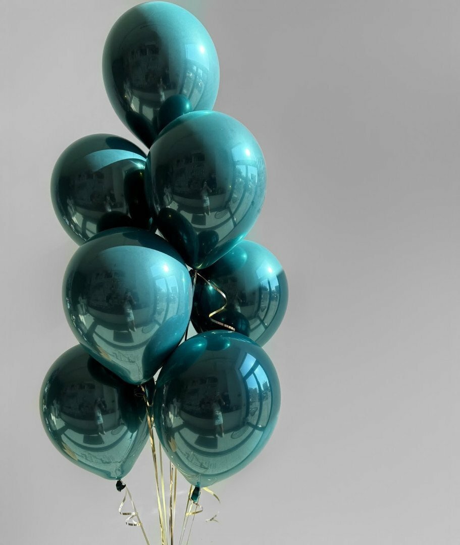 Фонтан из шаров «Изумрудный каскад»