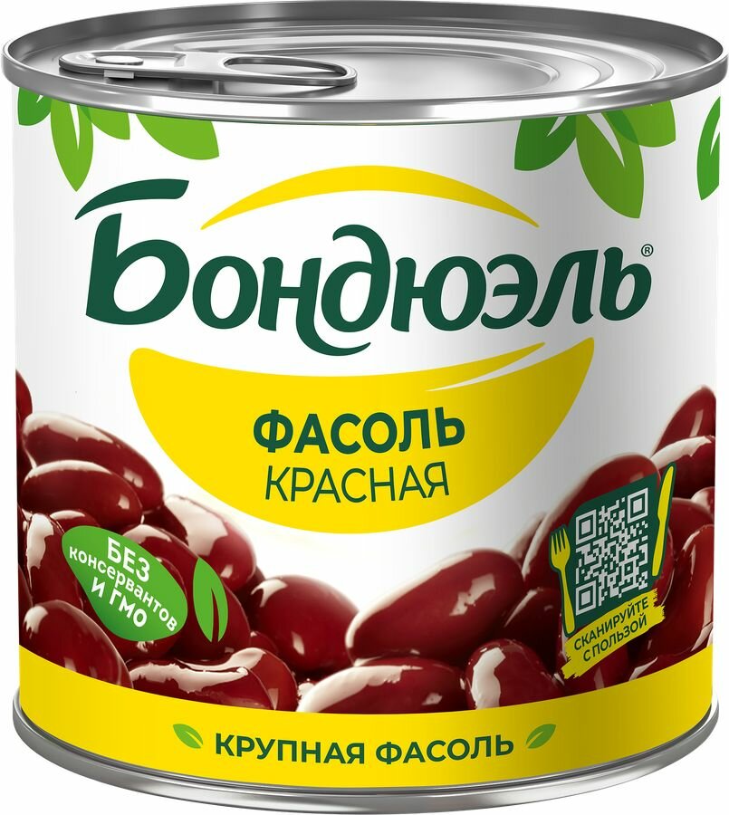 Фасоль красная бондюэль, 425мл x 5 упаковок