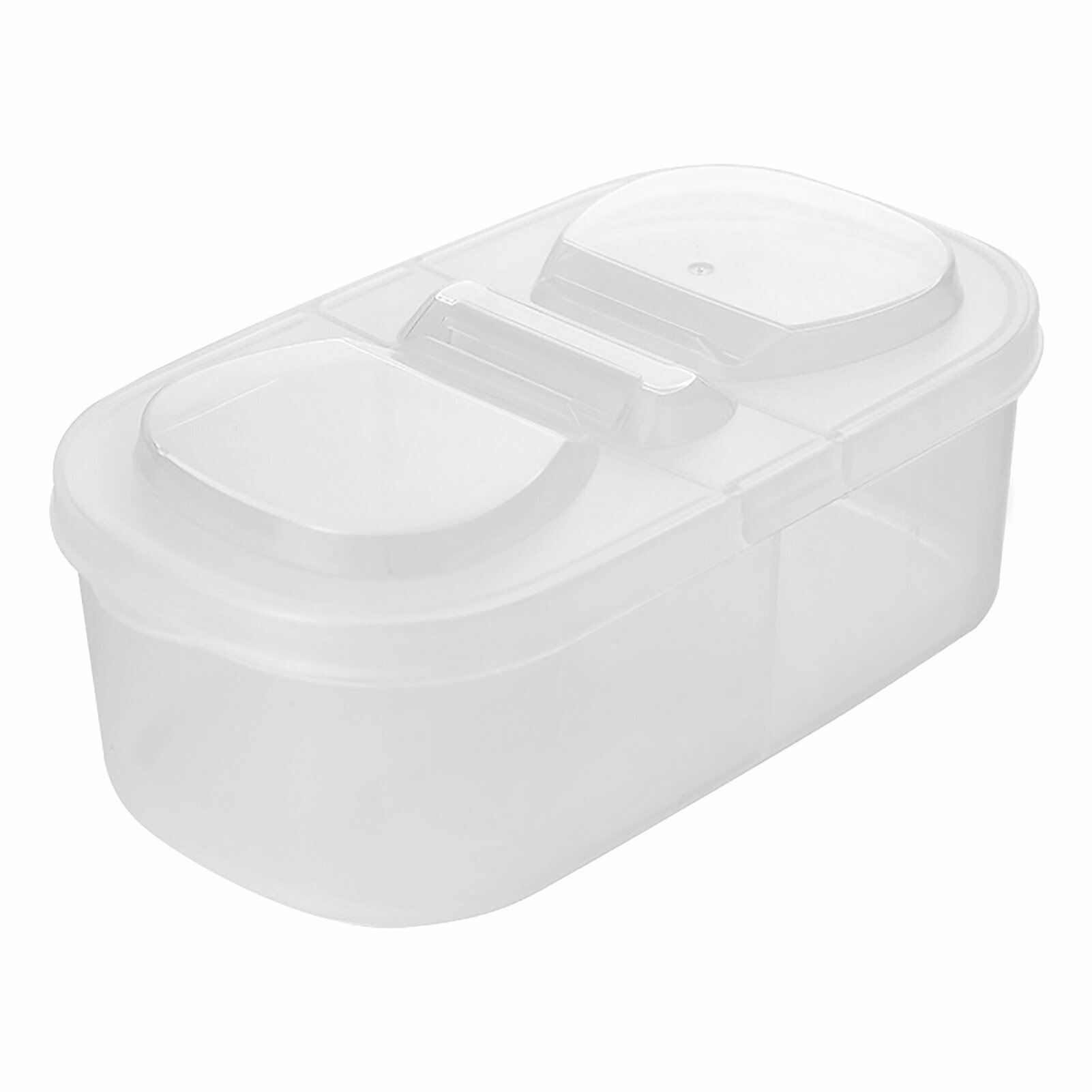 Ящик для хранения специй Dampproof пластиковая приправа контейнер для приправы кухня разделенная ящик для отсека с крышкой для перца