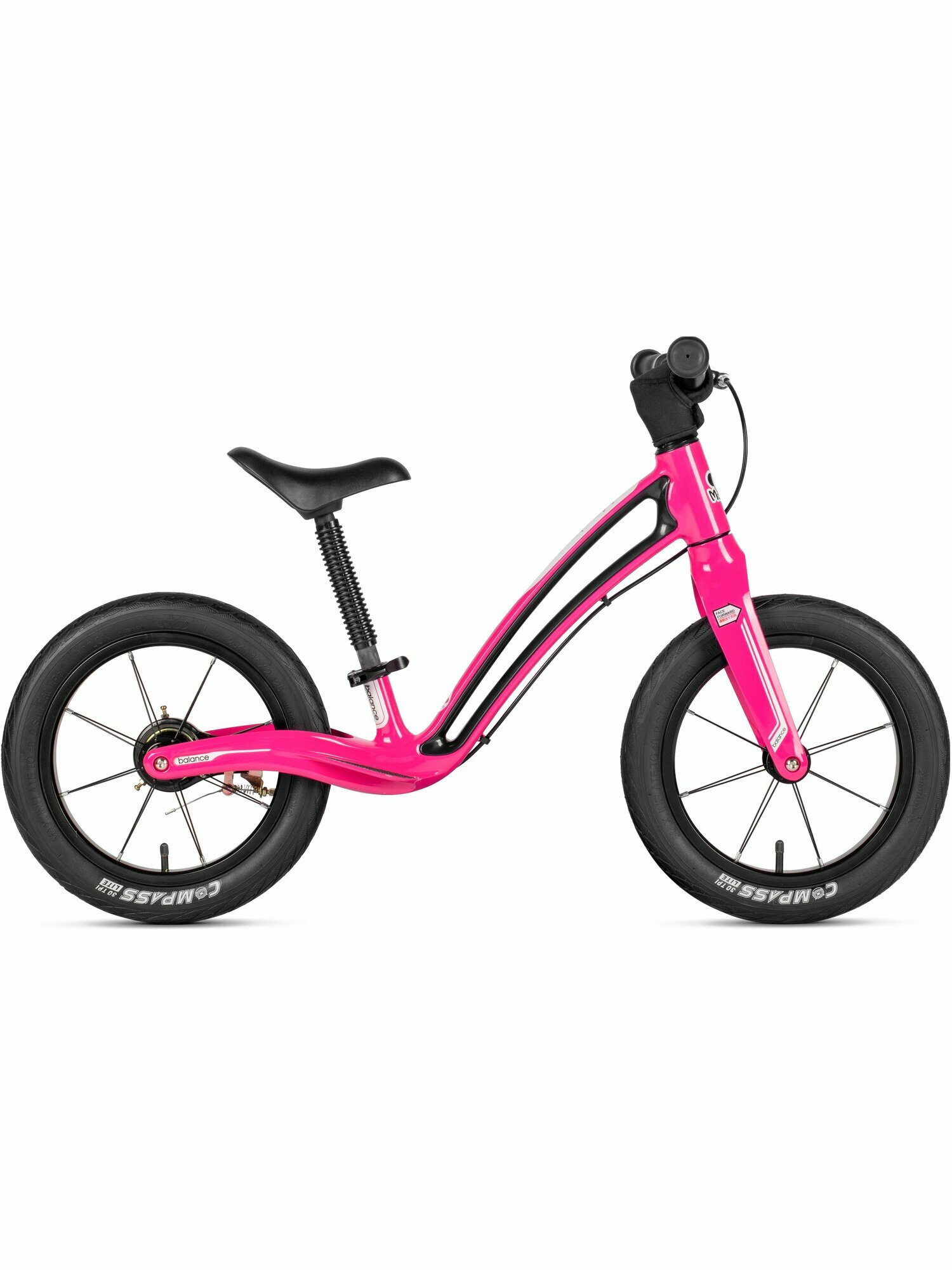 Беговел для детей Montasen 14" M-F805 2-4 года, магниевая рама, розовый