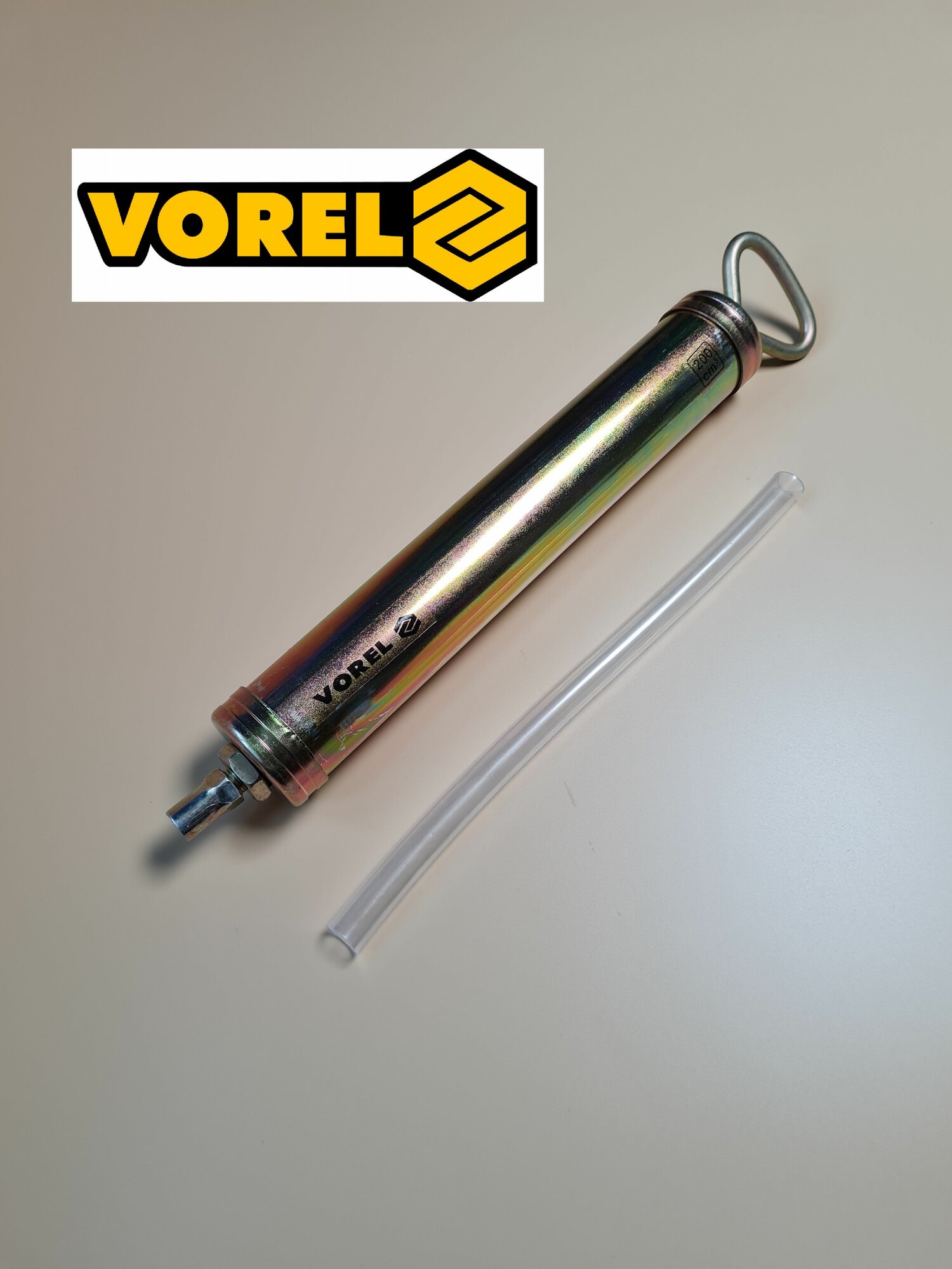 Ручной шприц для откачки масла VOREL 0,2л, 78030