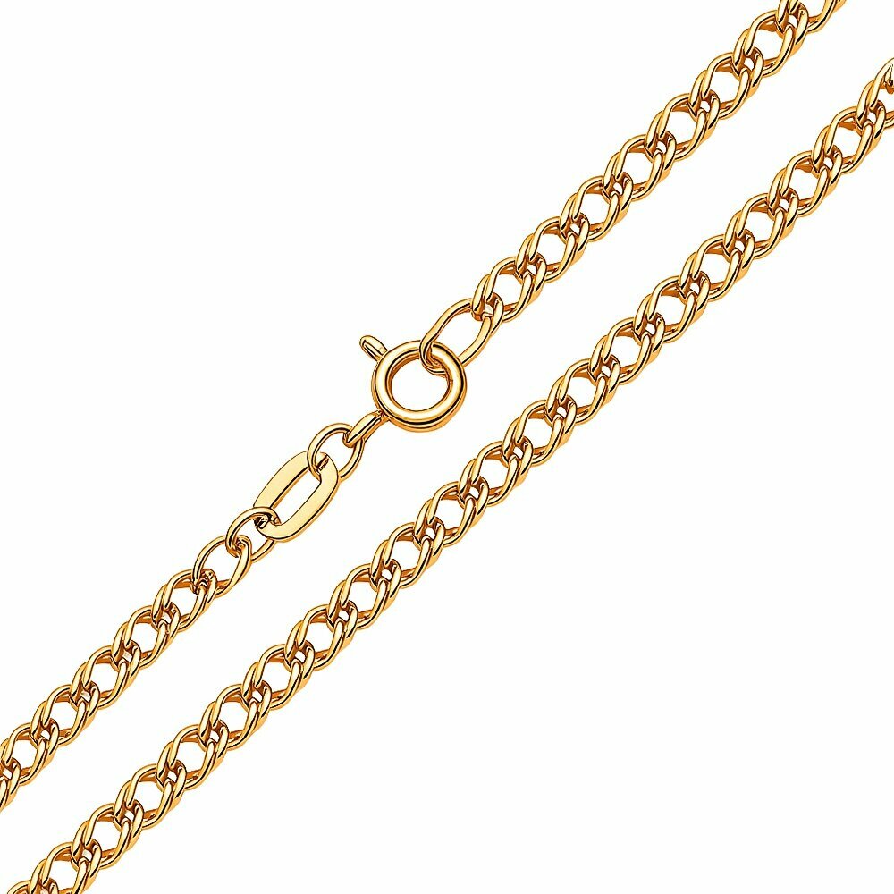 Браслет-цепочка, красное золото, 585 проба