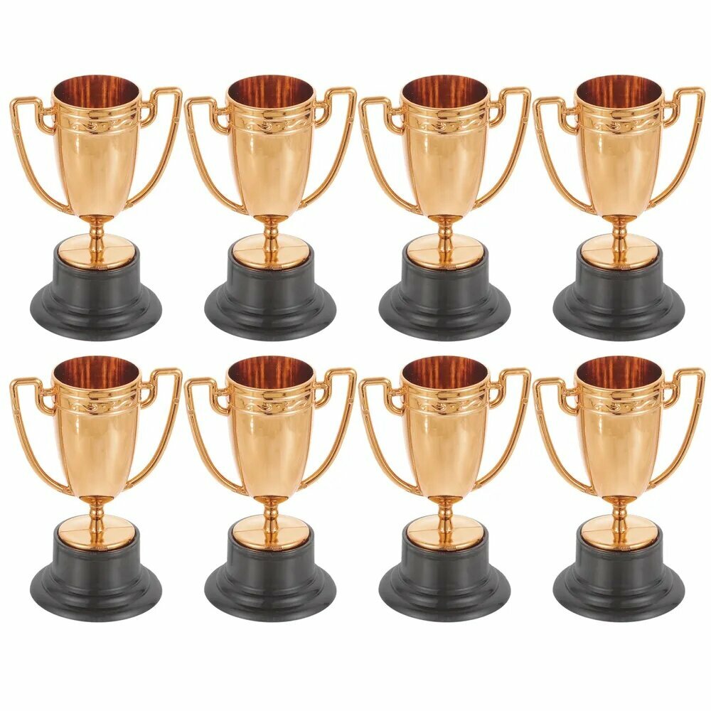 8 Штук Мини Наградных Трофеев, Из Пластика, Для Поощрения Детей