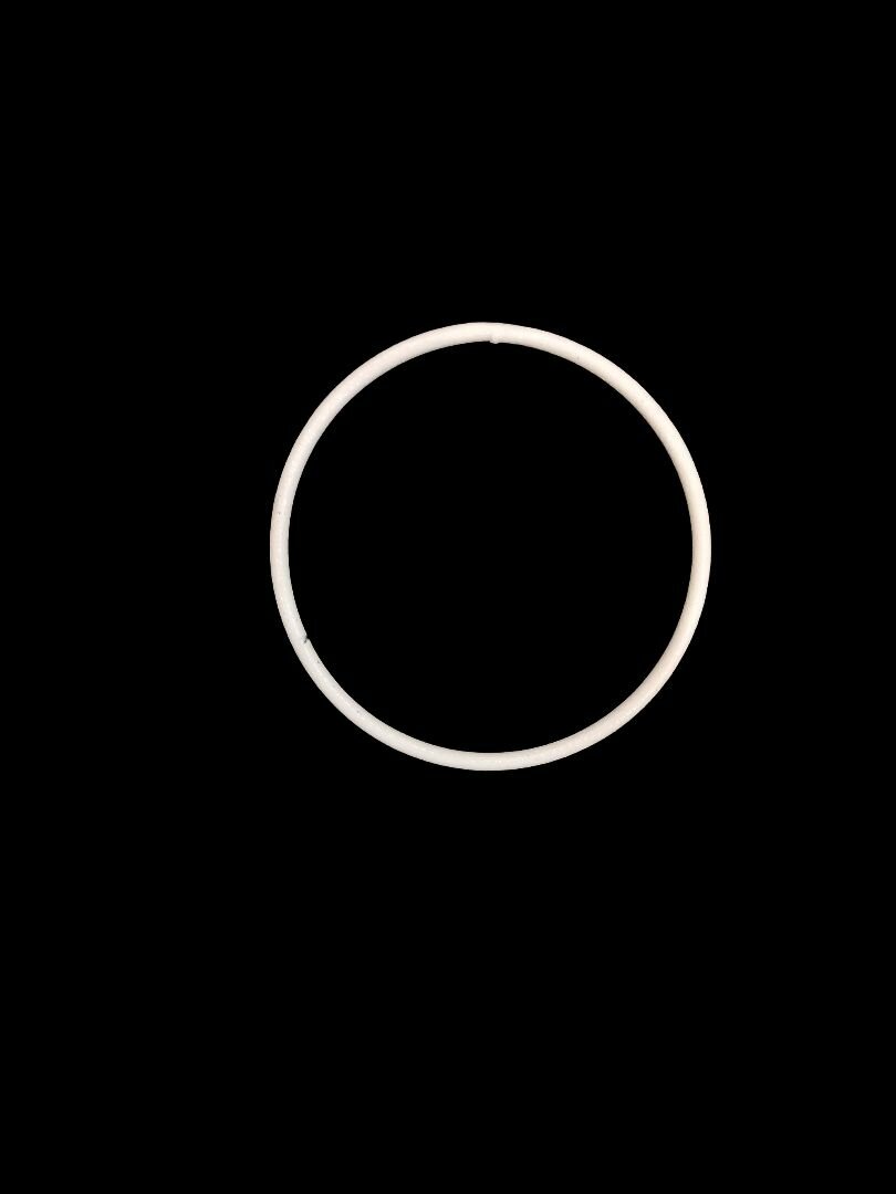 Кольцо металлическое 100 мм Белое
