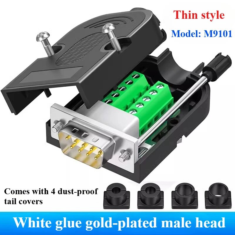 Беспаечные разъемы D-SUB 9 15 25 26 DB9 M9101