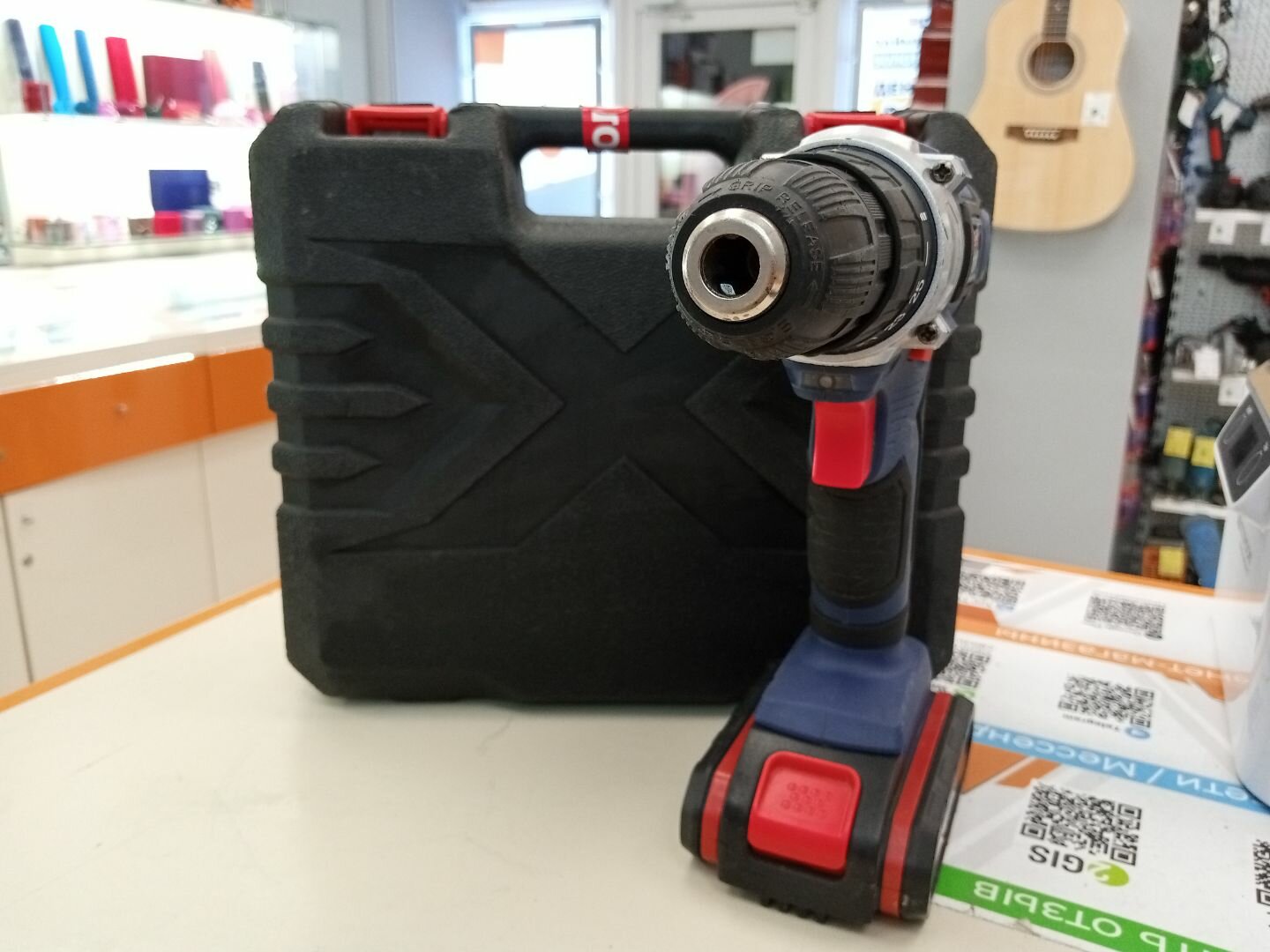 Дрель-шуруповерт аккумуляторная Диолд ДЭА-12ЛИ-07, б/у уценка