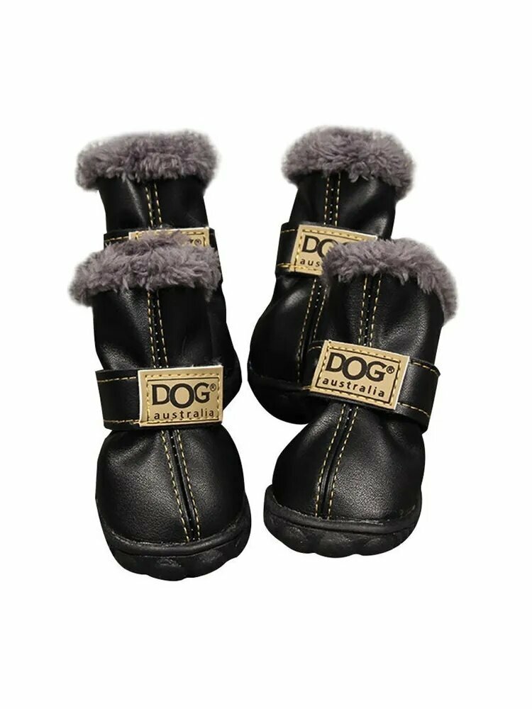 Ботинки для собак Arnydog DOG черные, размер 2# (4,5 см). Обувь для собак мелких и средних пород