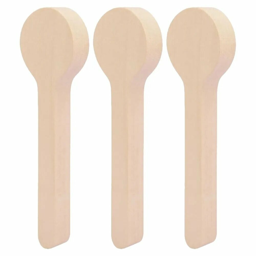 3 Штуки Деревянных Ложек, Из Липы, Для Ремесленного Творчества