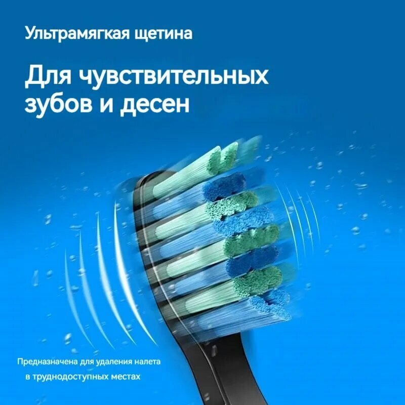 PECHAM Насадка для электрической зубной щетки Применять к Fairywill SEAGO FW-D1/D3/D7/D8/507/508 /PECHAM/AGARO