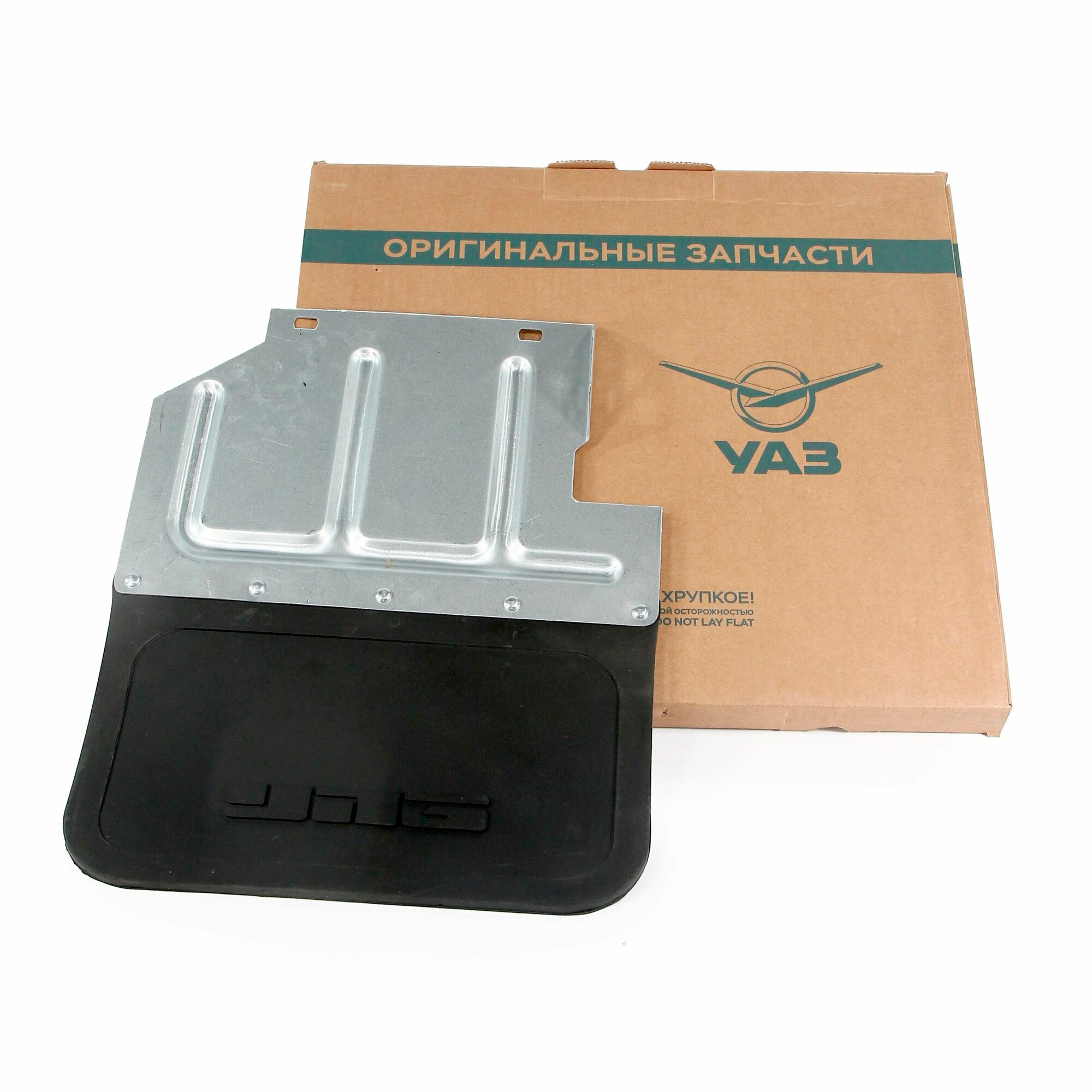 Брызговик бака топливного УАЗ-469 левый в сб. с кронштейном