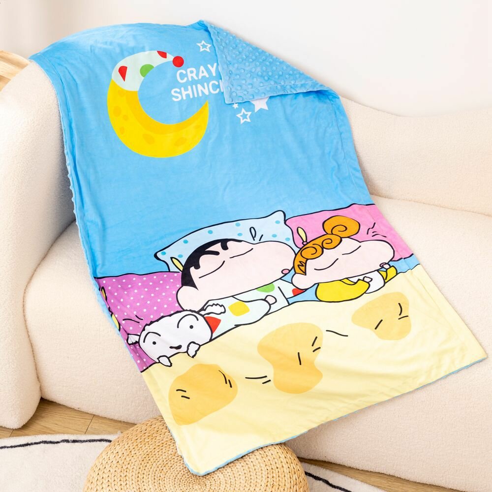 Мягкое плед с мультяшным рисунком, плед для дивана, утепленный теплый плед для сна, плед для офиса с кондиционером, двухслойный, односпальный.