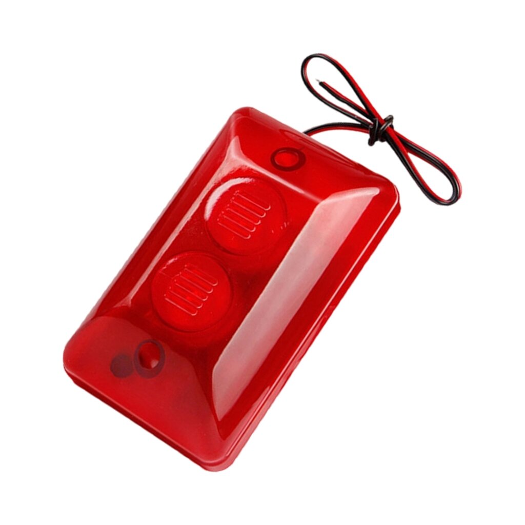 Проводная звуковая и световая сигнализация с высоким децибелом 12 В 15 Вт 120 дБ