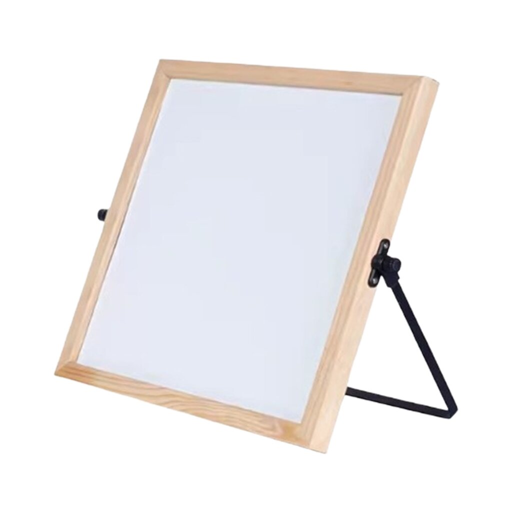 Классная доска в реверсивном деревянном каркасе для сухого стирания Белой доски с гладкими стираемыми поверхностями для учебных заметок презентаций