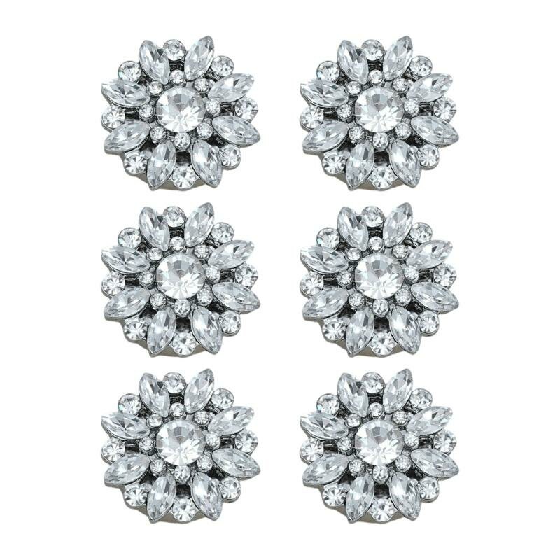 Кристальные манжеты для рубашки, Полый узор 19 мм