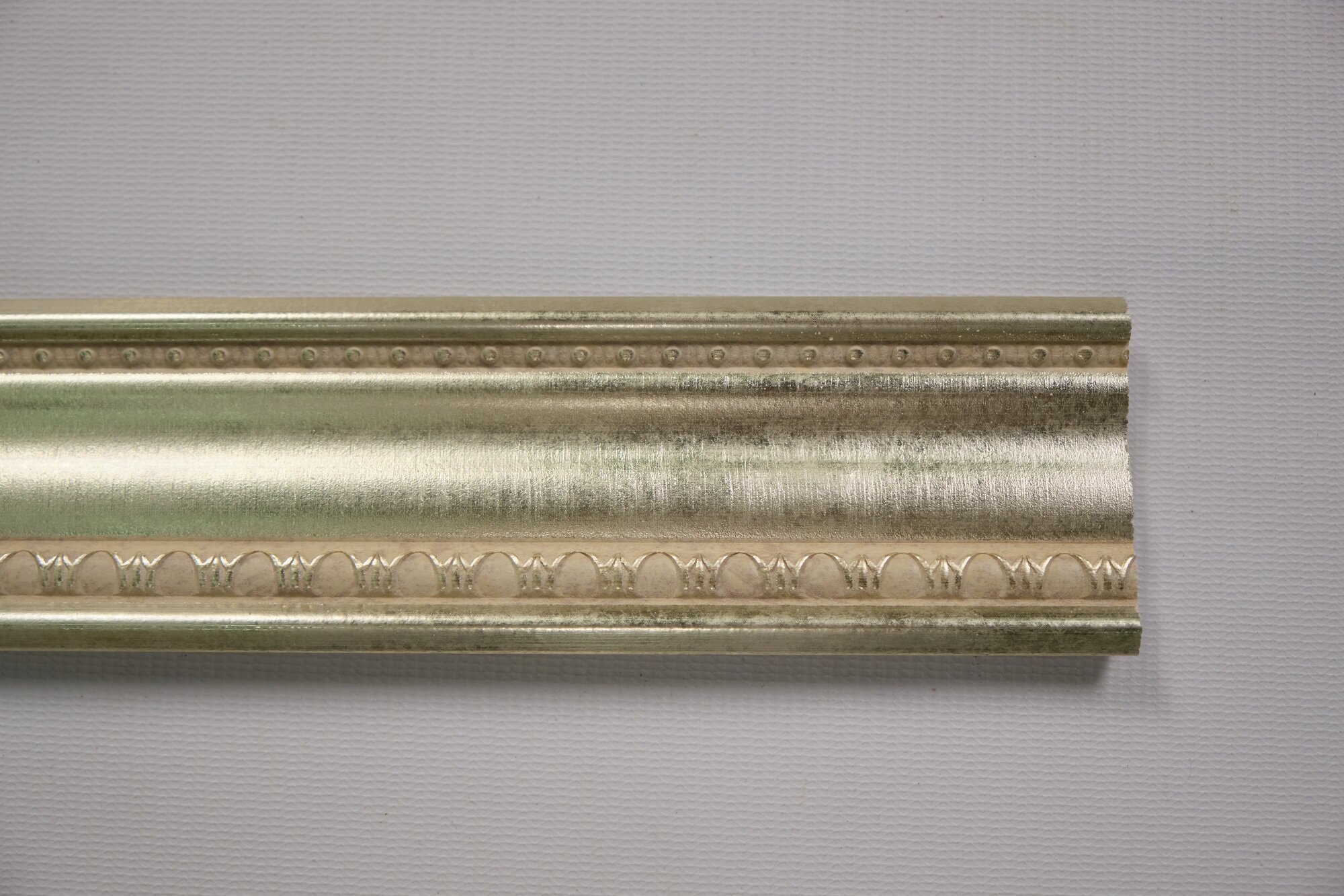 Плинтус потолочный, карниз, интерьерный багет, набор 2шт. 60х42х1100мм Платина Cosca A1060/937