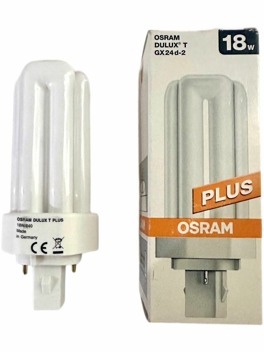 Osram Dulux T Лампочка GX24d-2/2PIN 18w/840 4000k 1200lm 125мм Lumilux cool white