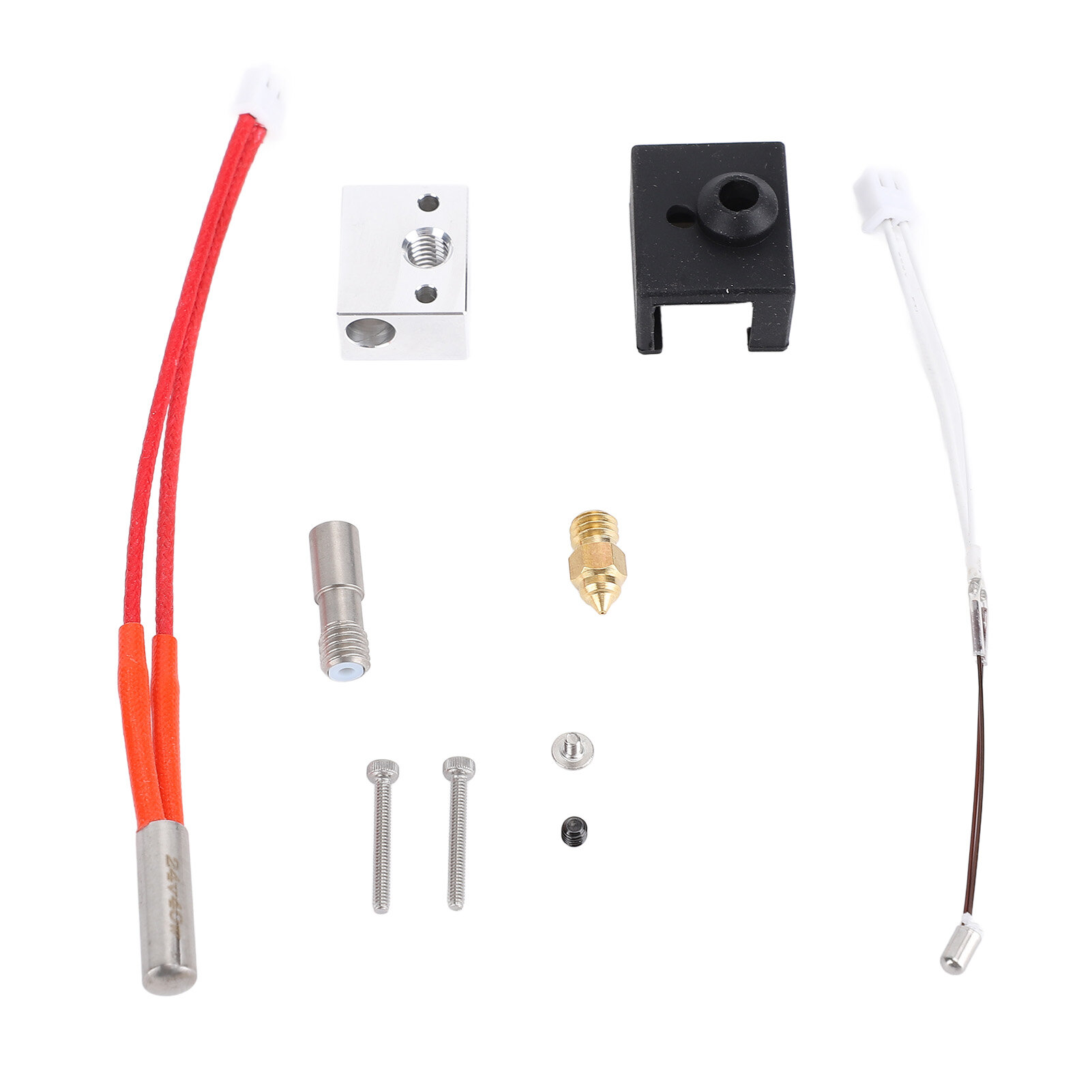 Комплект экструдера Hotend для 3D-принтера Sermoon V1 V1 Pro, алюминиевый нагревательный блок, латунное сопло, горловина из нержавеющей стали 24 В 40 Вт