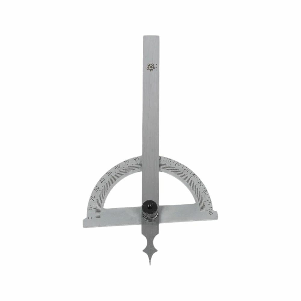 Угломер-транспортир TLX d 80 линейка L120, цена деления 1град. 66615