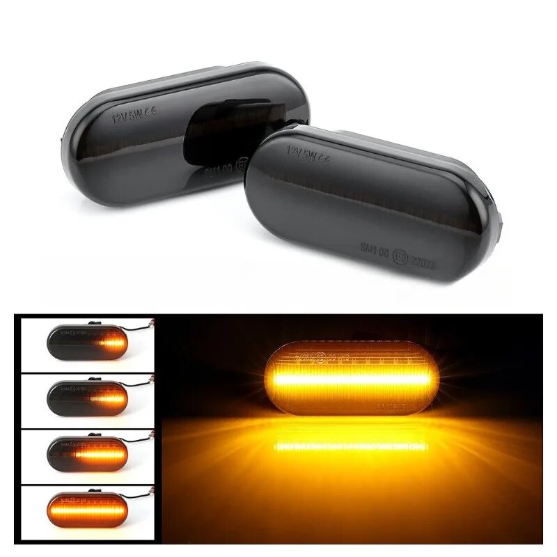 Для Volkswagen Golf 3, Golf 4, Bora, Lupo, Passat, Polo — светодиодные Sliver shell 1PC