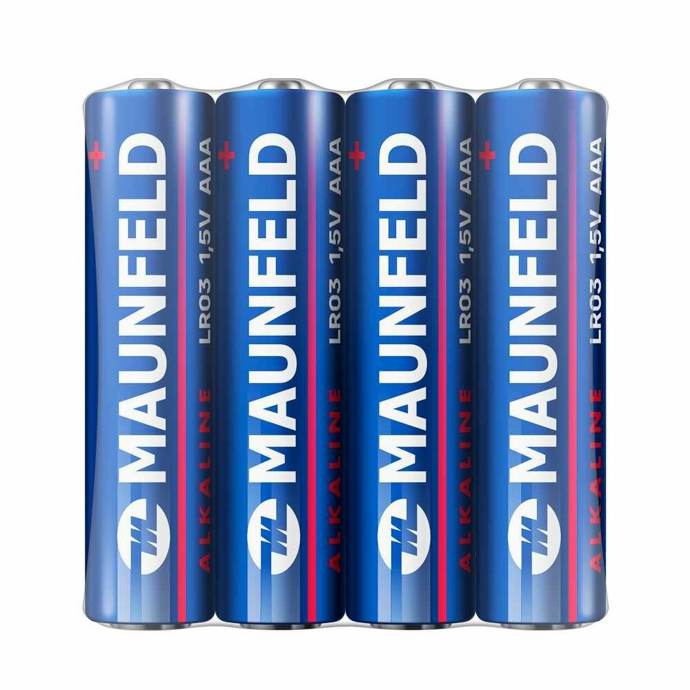 Батарейки MAUNFELD alkaline ааа(lr03), спайка 4 шт MBLR03-SR40