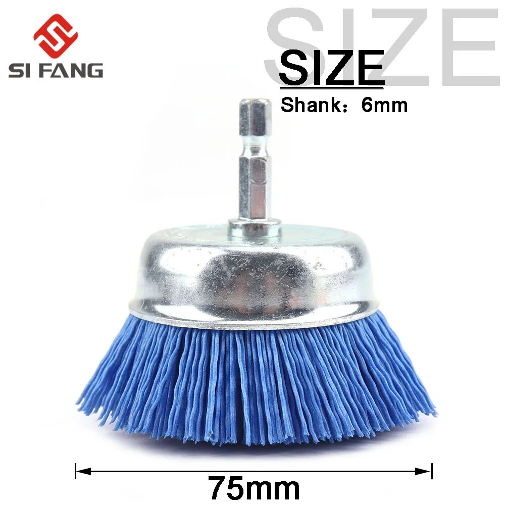 Щетка нейлоновая SI FANG 75 мм, Blue Grit240