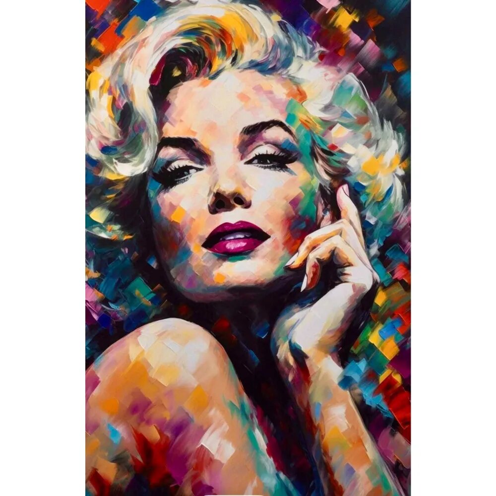 Алмазная Картина "Мэрилин Монро" 40х50 См Алмазная Вышивка / Картина Стразами Подарков