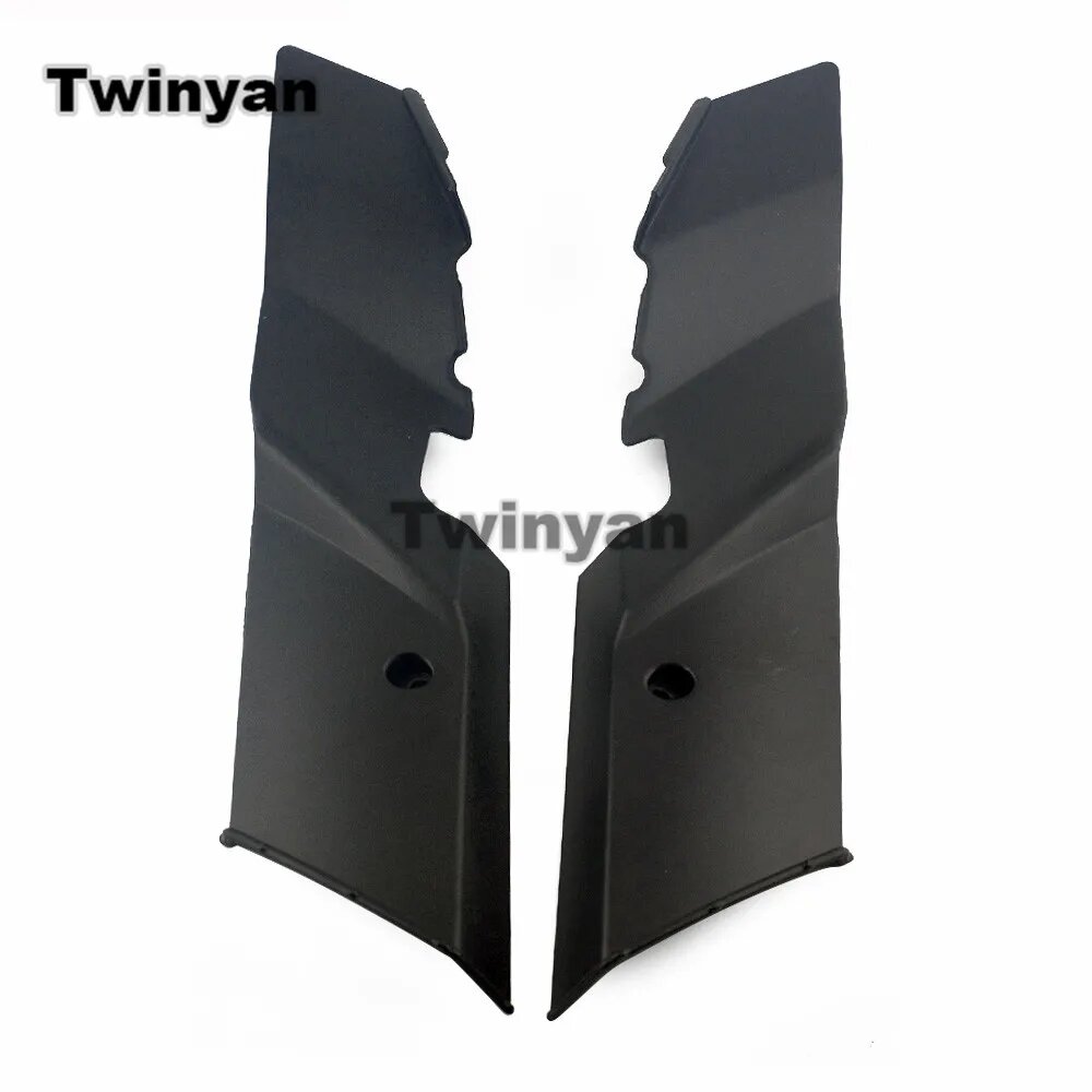 Переднее боковое крыло мотоцикла, вилка, амортизатор, обтекатель, боковые панели unpainted black