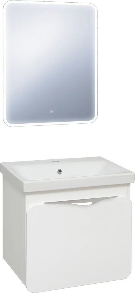Мебель для ванной комнаты Aqua de Marco Skandi 60 подвесная, белая