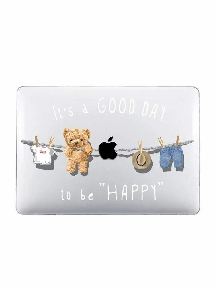 Чехол для Macbook Air 13 M2 M3 M4 / 2022 2024 2025 Чехол накладка для макбук air 13.6 черный искусство лицо глаза модель A2681 A3113 A3240.