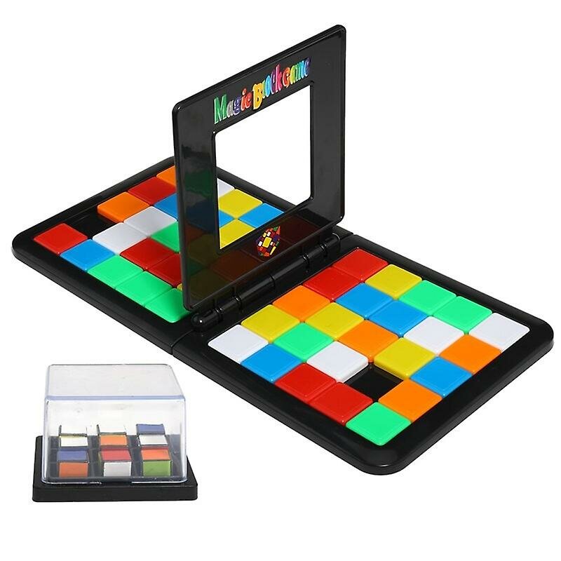 IQ Puzzle Cube 3D Puzzle Race Cube Board Block Game Дети Образование взрослых Игрушка Родитель - ребенок Двойная скорость Игра Магический куб (красочный)