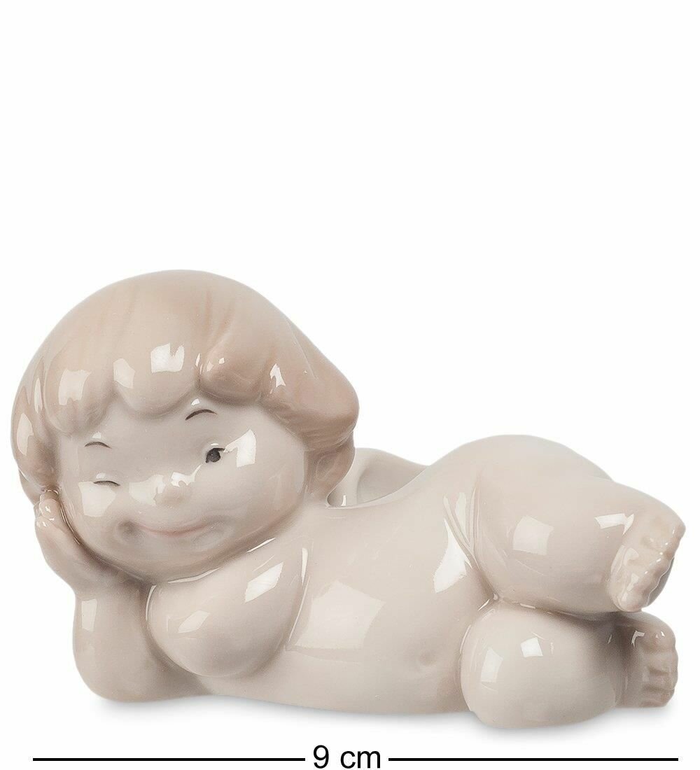 Фигурка настольная Ангелочек-июль (Pavone) A12103 Pavone, Фарфор