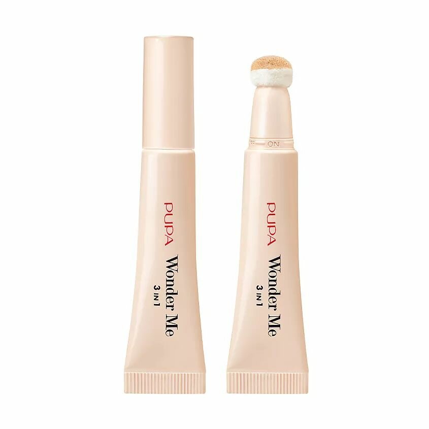 Пупа Многофункциональный корректор Wonder Me 3-in-1 Concealer, тон 020 Светлый бежевый, 7,5 мл