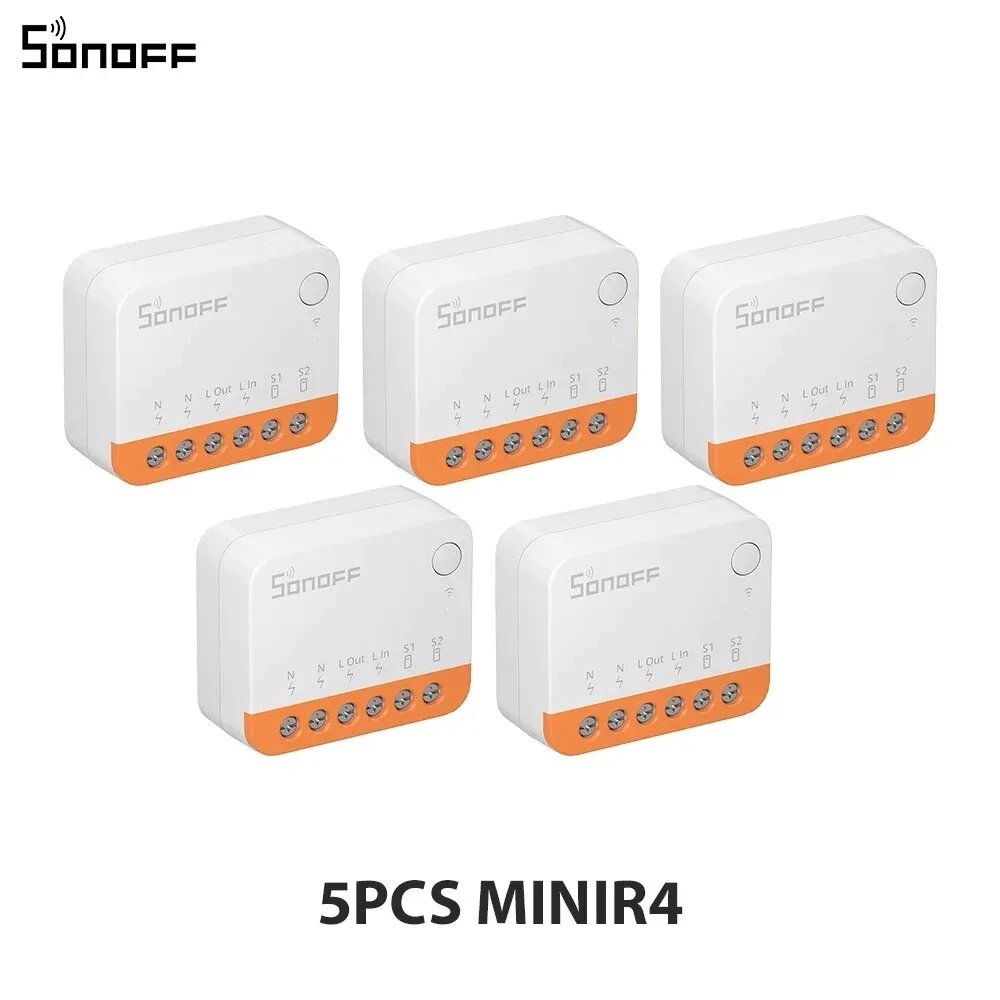 SONOFF MINIR4 Wi-Fi умный выключатель Mini r4(5PCS)