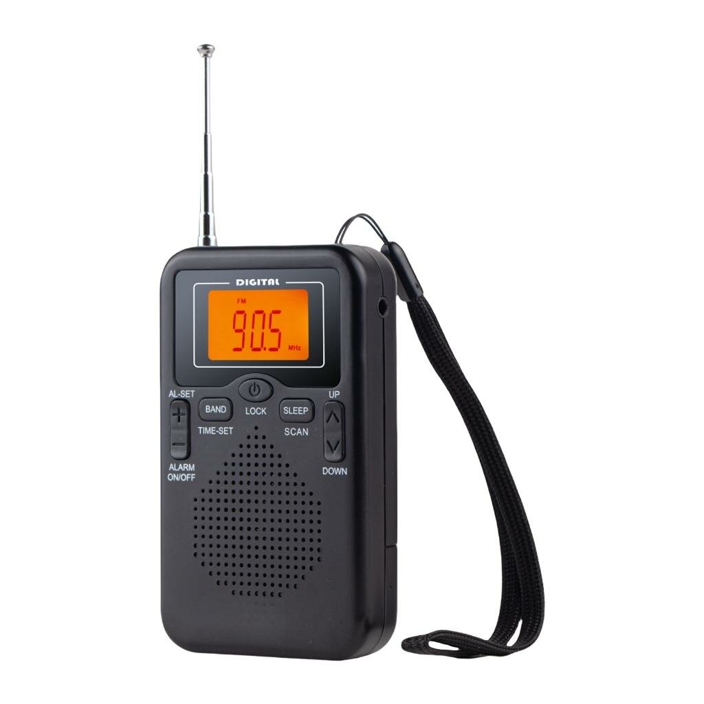 Портативное радио с часами, AM/FM, Европейские правила