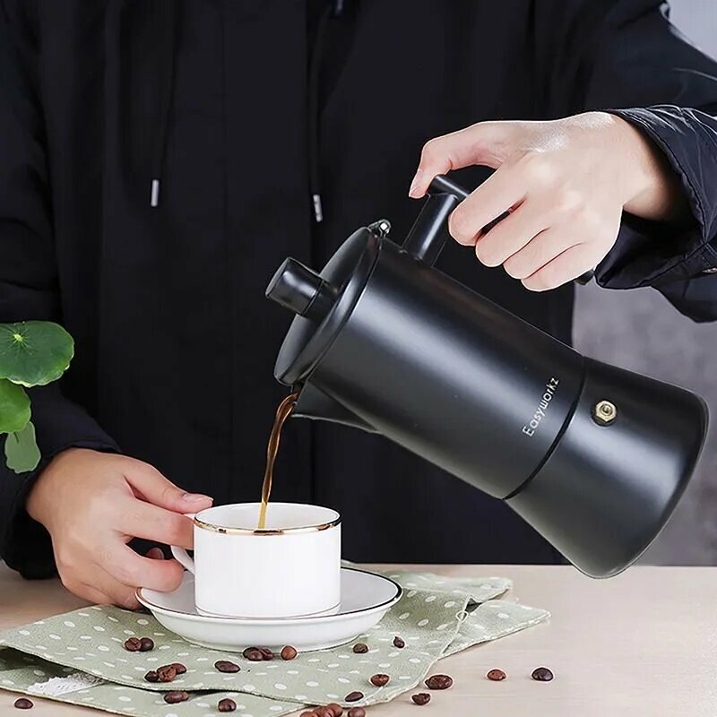 Гейзерная кофеварка "easyworkz - лучшее для чая и кофе", на 10 чаш. (500 мл)