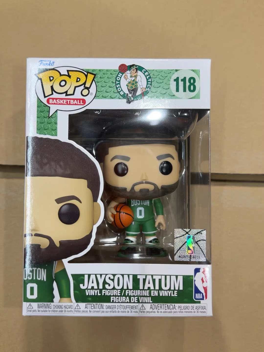 Фигурка ! NBA Jayson Tatum (№118, Boston Celtics) с баскетболом