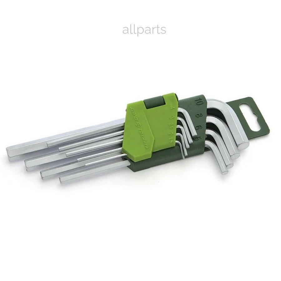 Дело техники 561091 набор ключей шестигранных! (1.5,2,2.5,3,4,5,6,8,10мм) 9шт.\