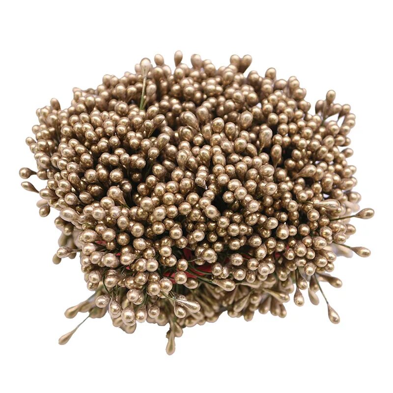 Искусственные цветы CYZQ 3 мм, 130 шт. gold