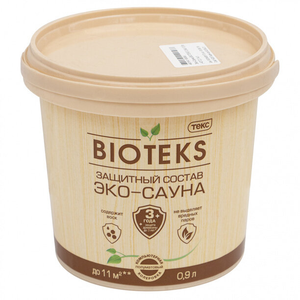 Состав для бани и сауны Текс Bioteks 0,9 л