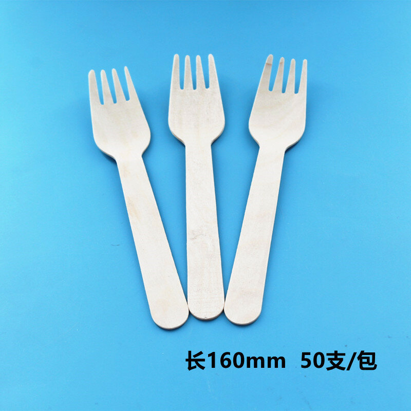 Одноразовые ложки, одноразовые деревянные вилки, деревянные ложки, деревянные ножи, набор из 50 деревянных ложек, кофейные палочки, десертные ложки