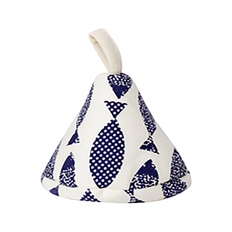 Крышка для кастрюли в японском стиле, трехслойная крышка для кухни, тканевая теплоизоляция, крышка для ручки кастрюли, крышка для жаропрочной кастрюли, антиожоговая крышка