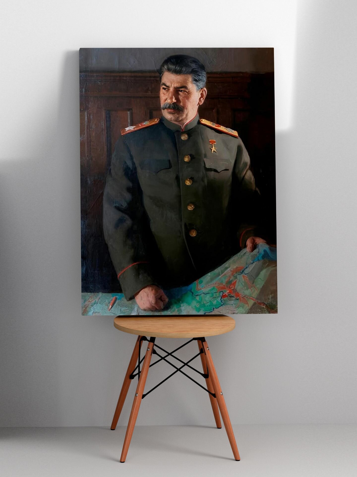 Картина интерьерная "И. В. Сталин". 35х55 см, на подрамнике